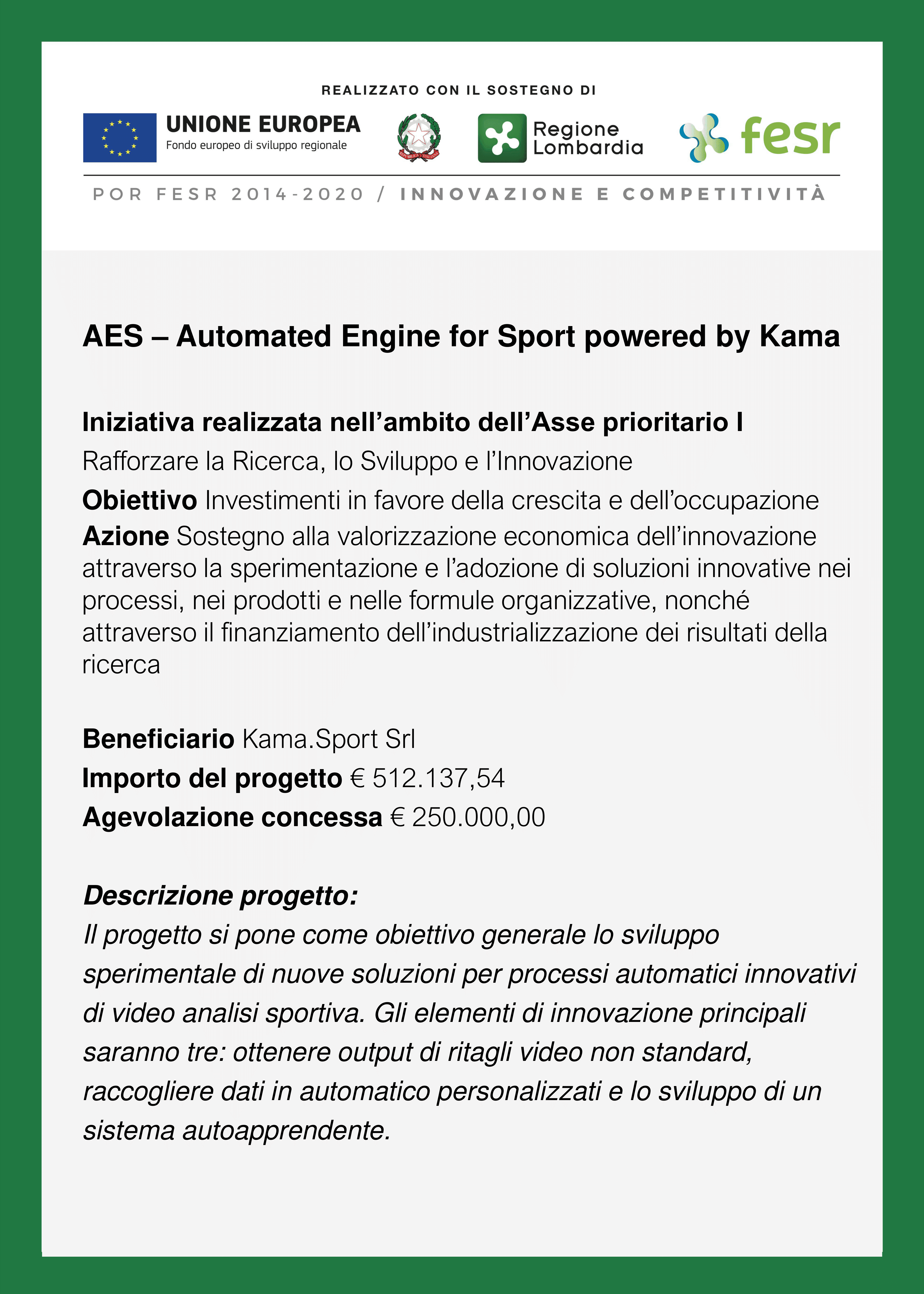AES - Automated Engine for Sport powered by Kama | Kama